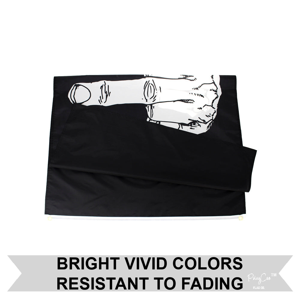 Durable Middle Finger Flag 3x5FT Banner Dorm Man Cave Flip Off Funny G ...